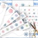SNOWFLAKES Cutting Strips, Scissor Practice, Preschool Printable ...