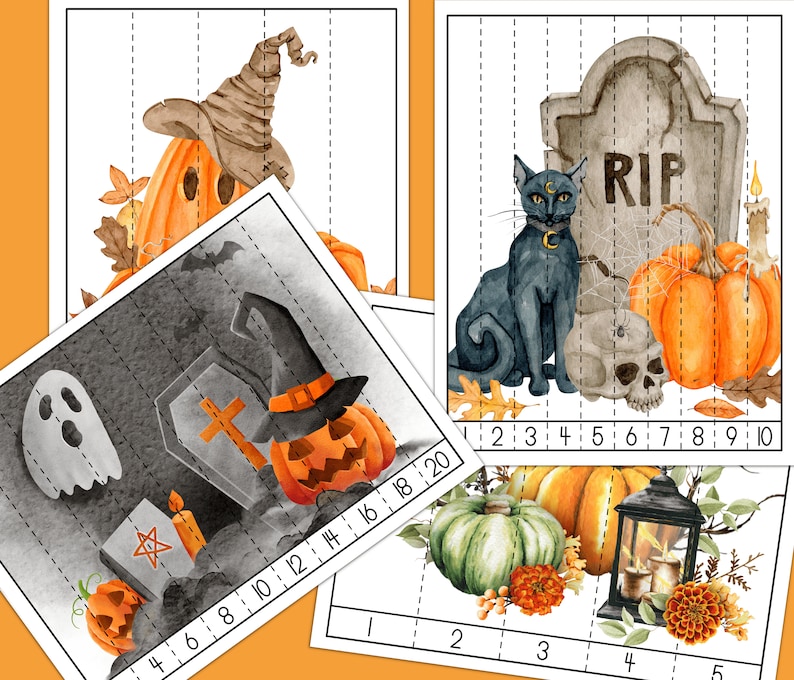 HALLOWEEN Pre-k and K Activity Pack, Homeschool, Digital, Instant ...