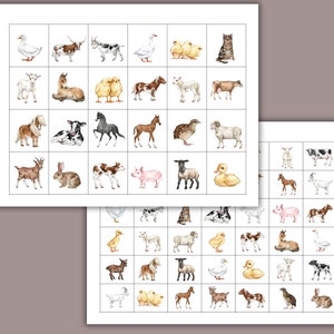 FARM ANIMALS Cutting Strips, Scissor Practice, Preschool Printable ...