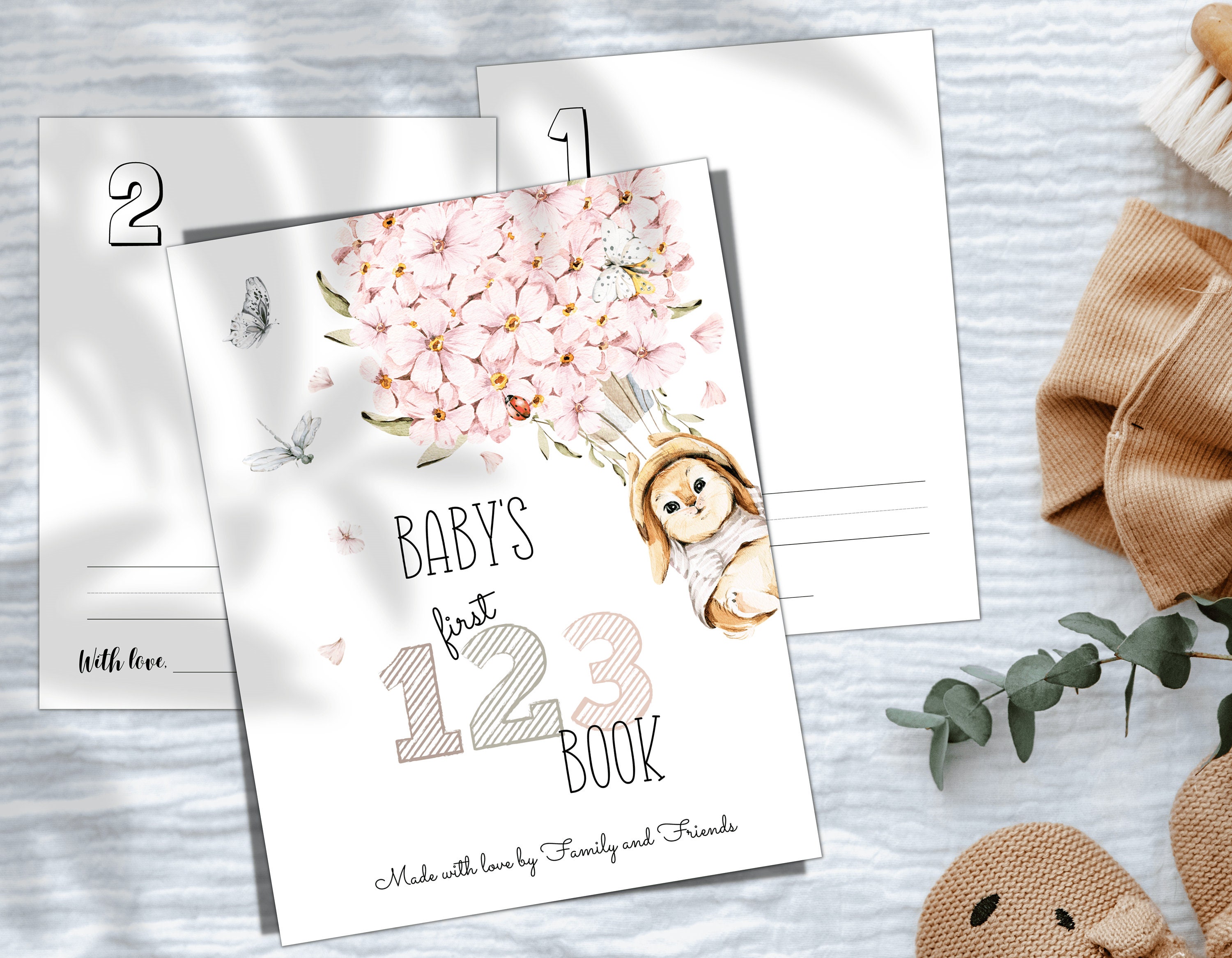 Baby's First 123 Book, Printable 123 Book, Baby's First Numbers Book ...