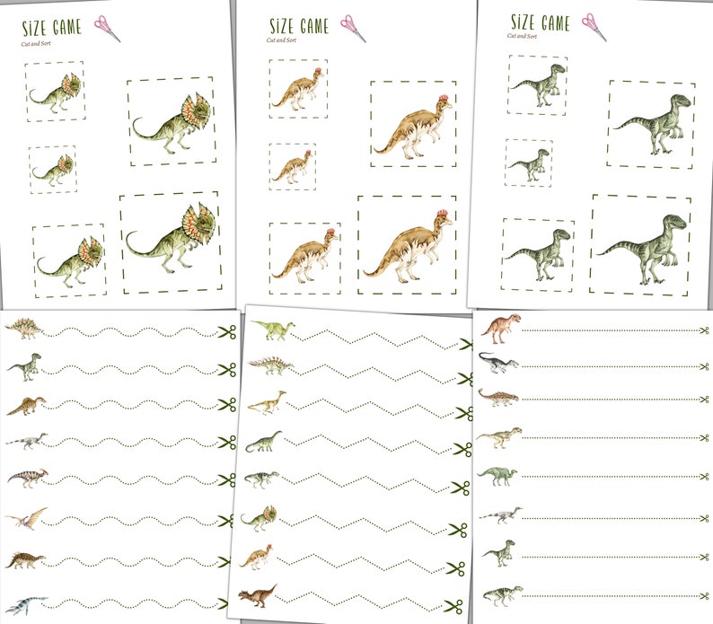 DINOSAUR Pre-k and K Activity Pack, Homeschool, Digital, Instant ...