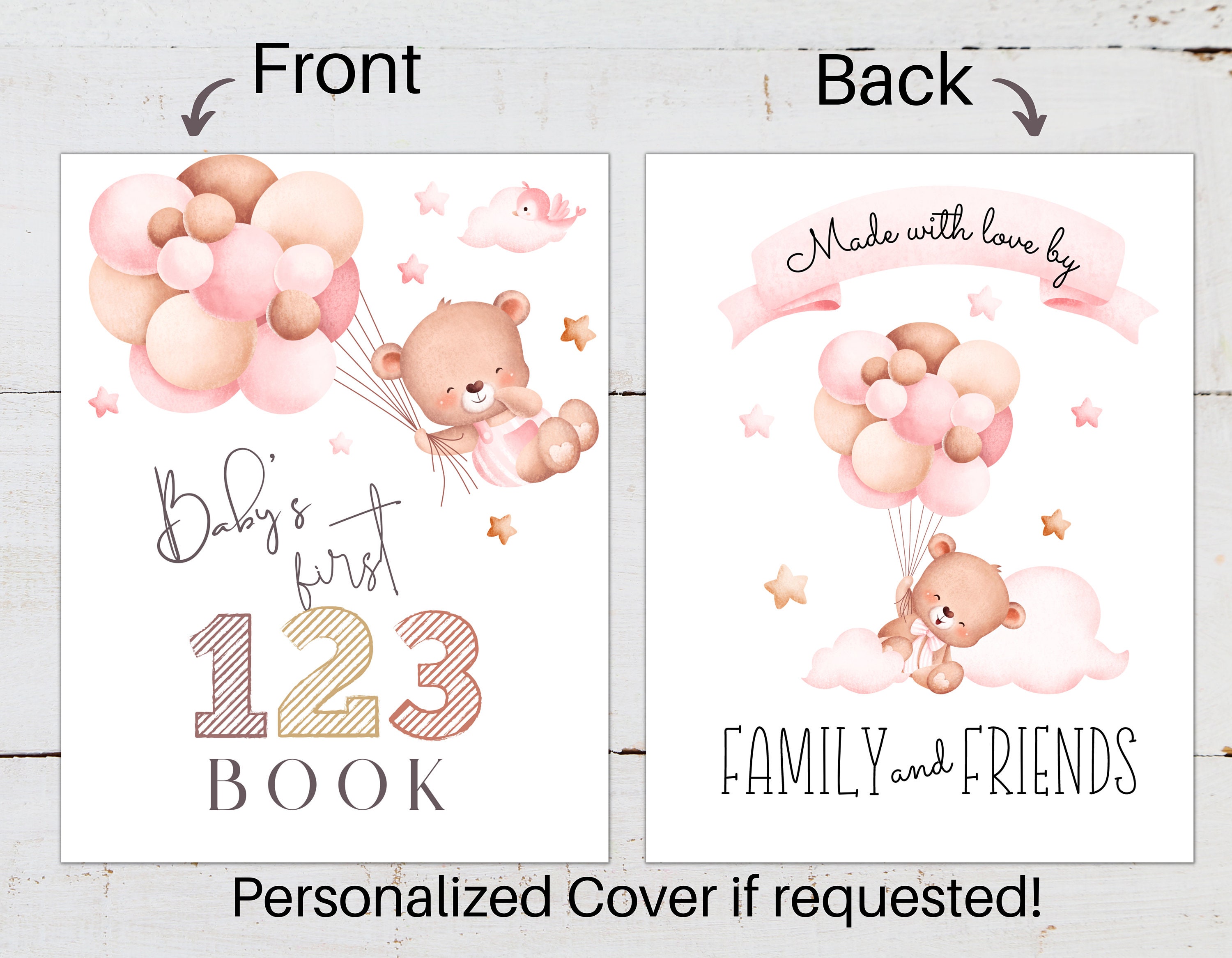 Baby's First 123 Book Printable 123 Book Baby's - Etsy