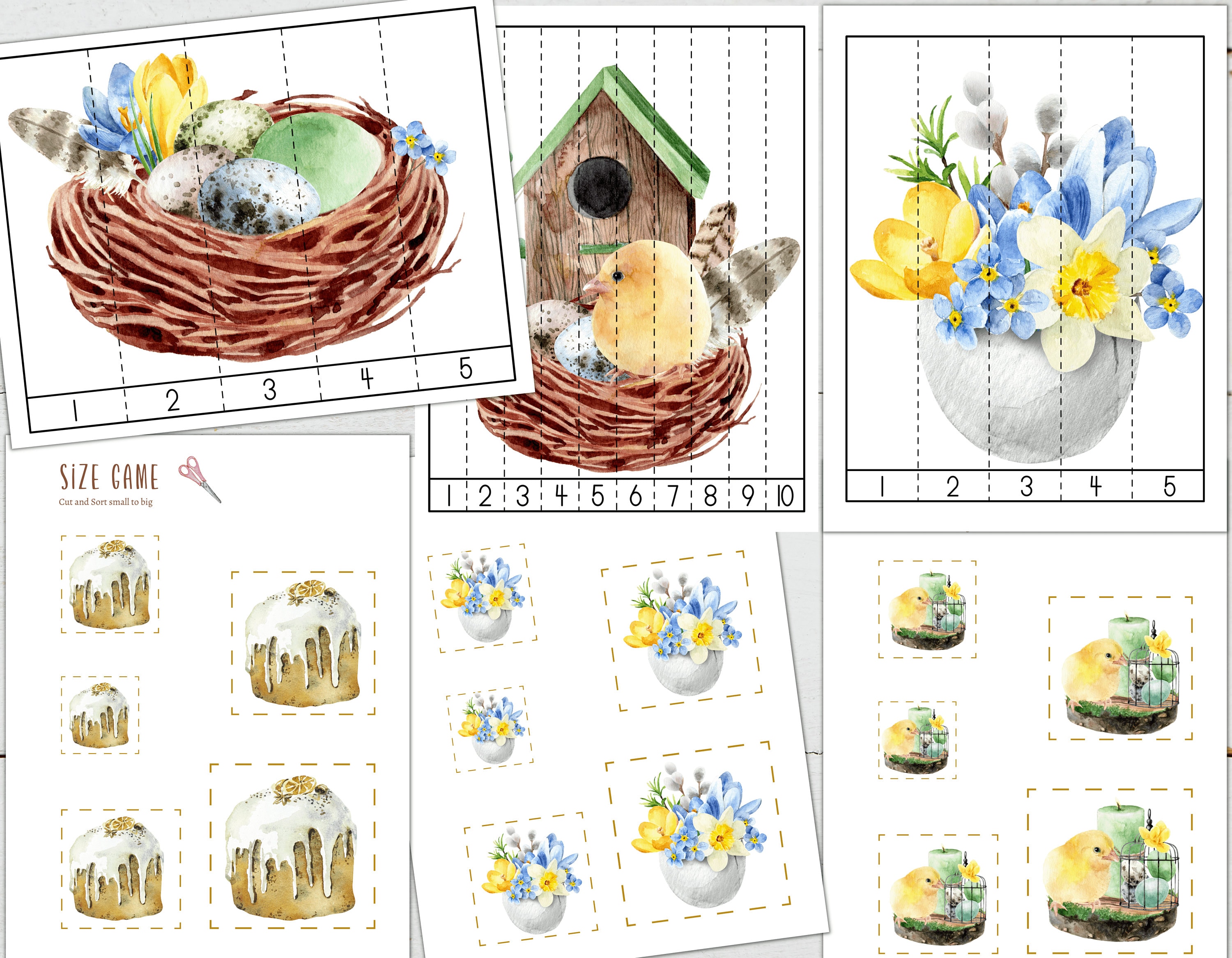 EASTER Pre-k and K Activity Pack Homeschool Digital INSTANT - Etsy
