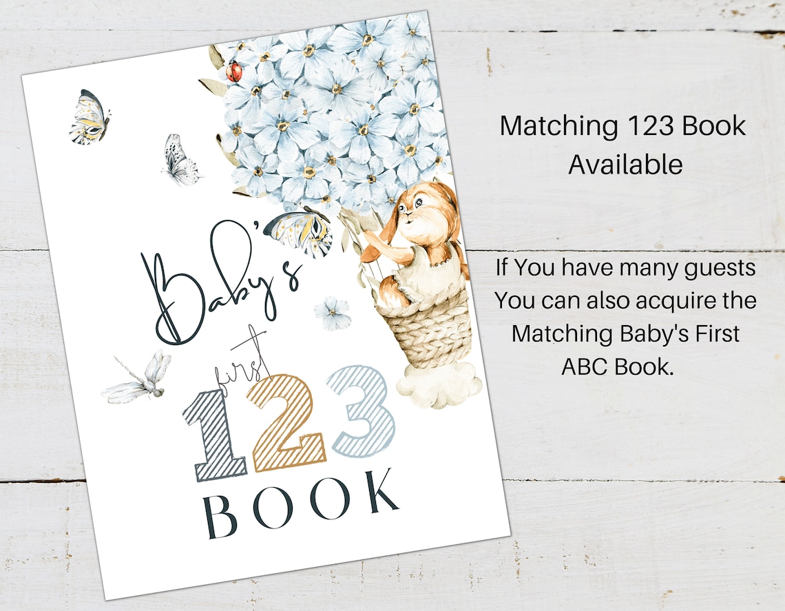 Baby's First ABC Book, Printable ABC Book, Baby's First Alphabet Book ...