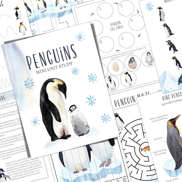 Penguins - Etsy