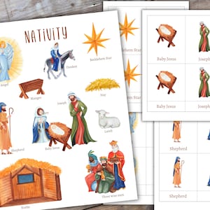 NATIVITY Pre-k and K Activity Pack, Homeschool, Digital, Instant ...