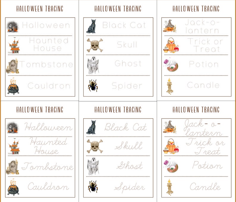 HALLOWEEN Pre-k and K Activity Pack, Homeschool, Digital, Instant ...