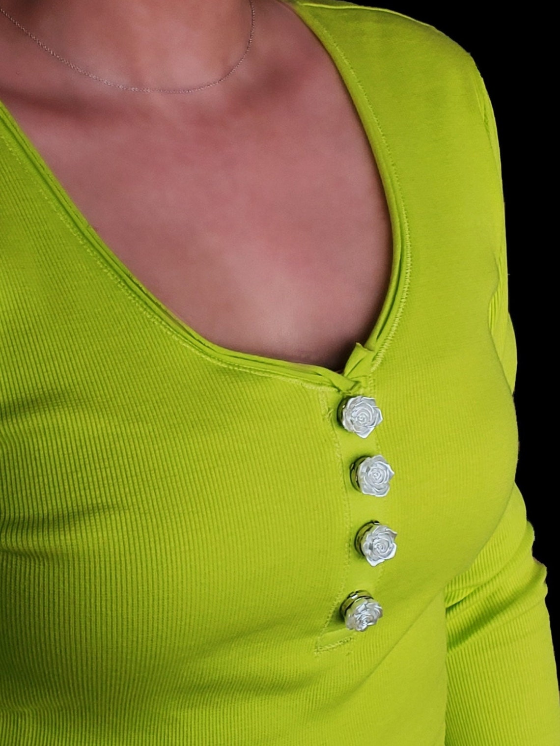 Cutie Pie Mini White Resin Roses NO SEW Clip on Button - Etsy