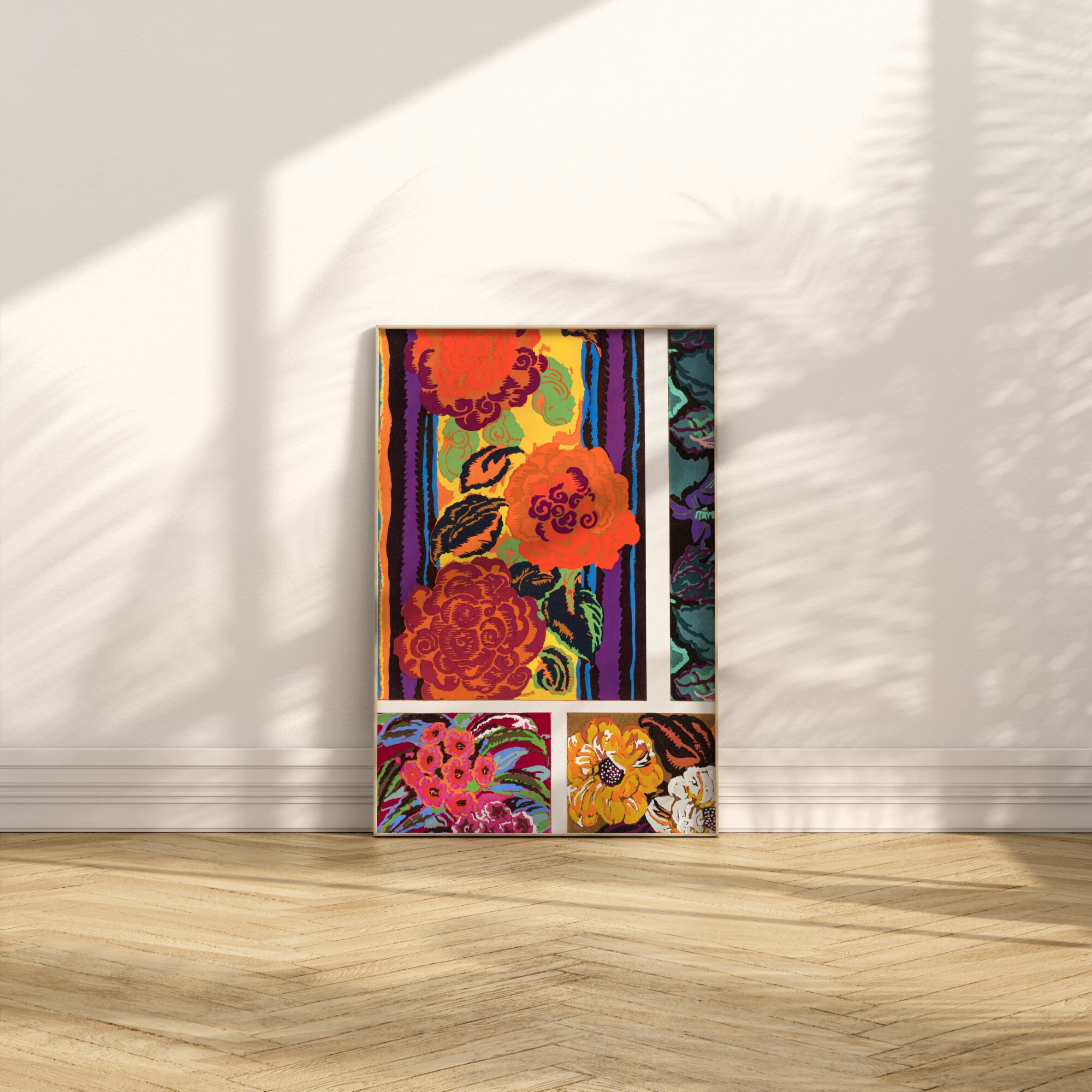 Abstract Gallery Wall Art, Set of 2, Colorful Wall Art, Eclectic Wall ...