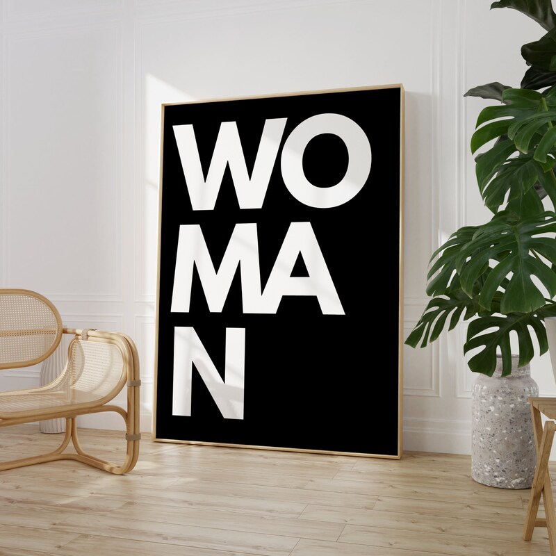 Black White Word Art - Etsy