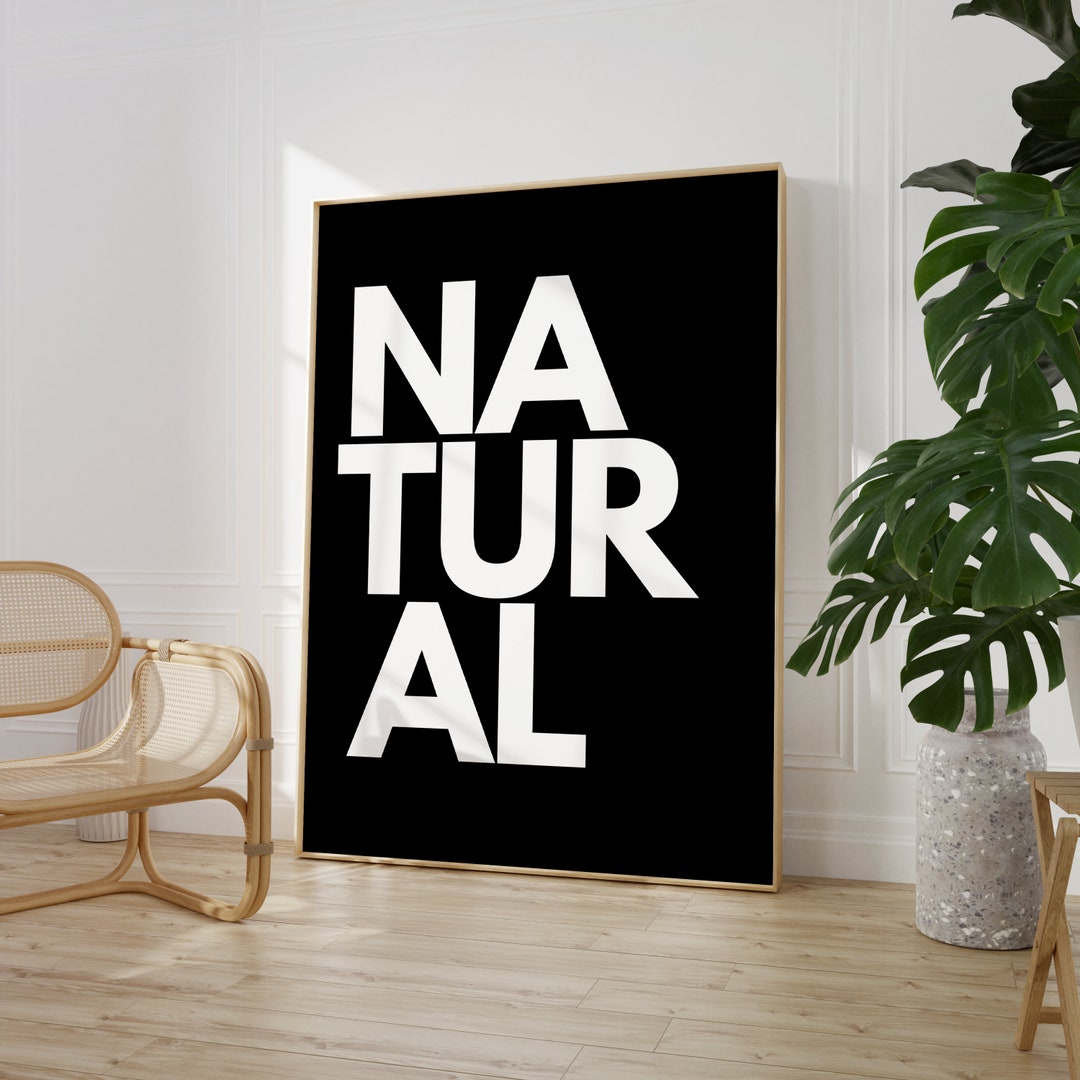 Natural Hair Printable Art, Digital Download, Curly Girl Gift, Chic ...