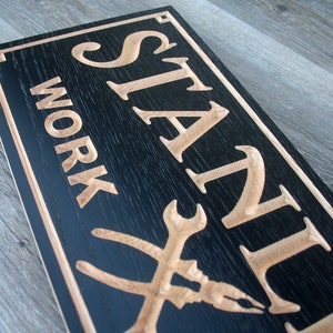 Custom Workshop Sign for Him, Personalized Man Cave - Shop Sign With ...