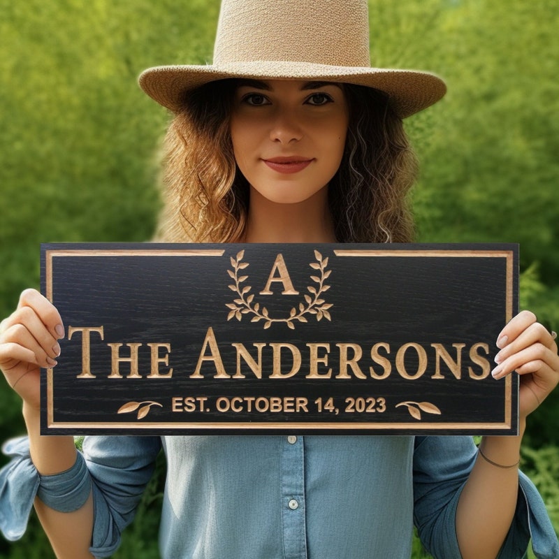 Family Name Plaque - Etsy