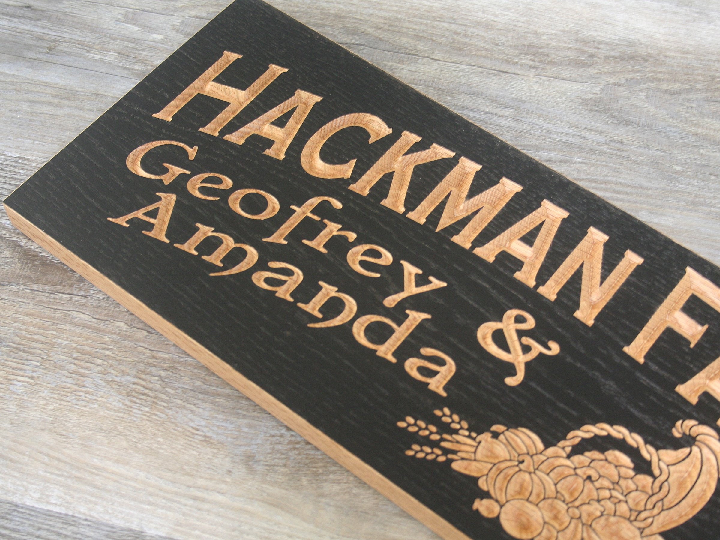 Custom Carved Farm Sign Last Name Sign Perfect for a Farm House Table ...