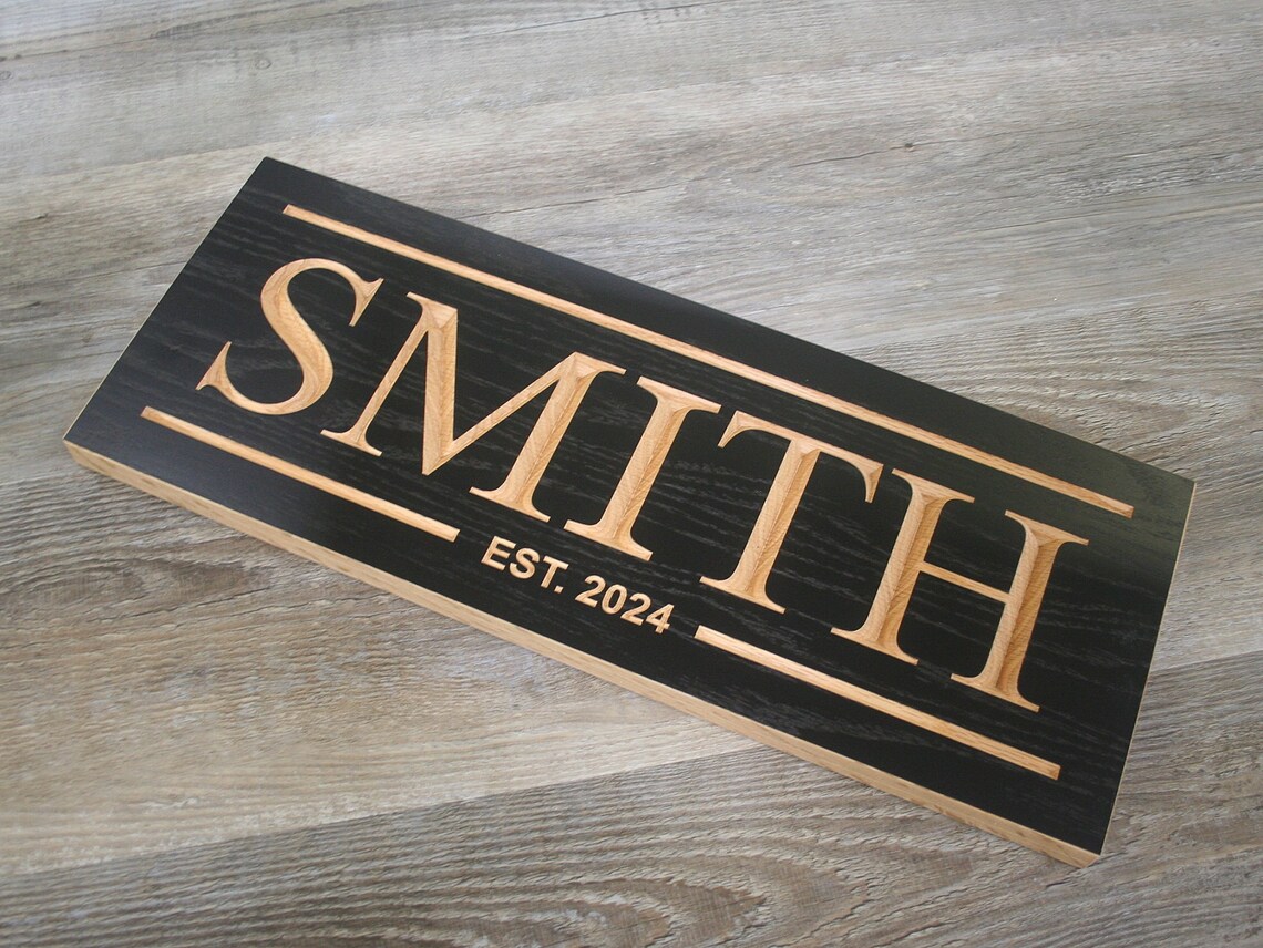 Personalized Family Last Name Sign, Perfect Wedding and Anniversary ...