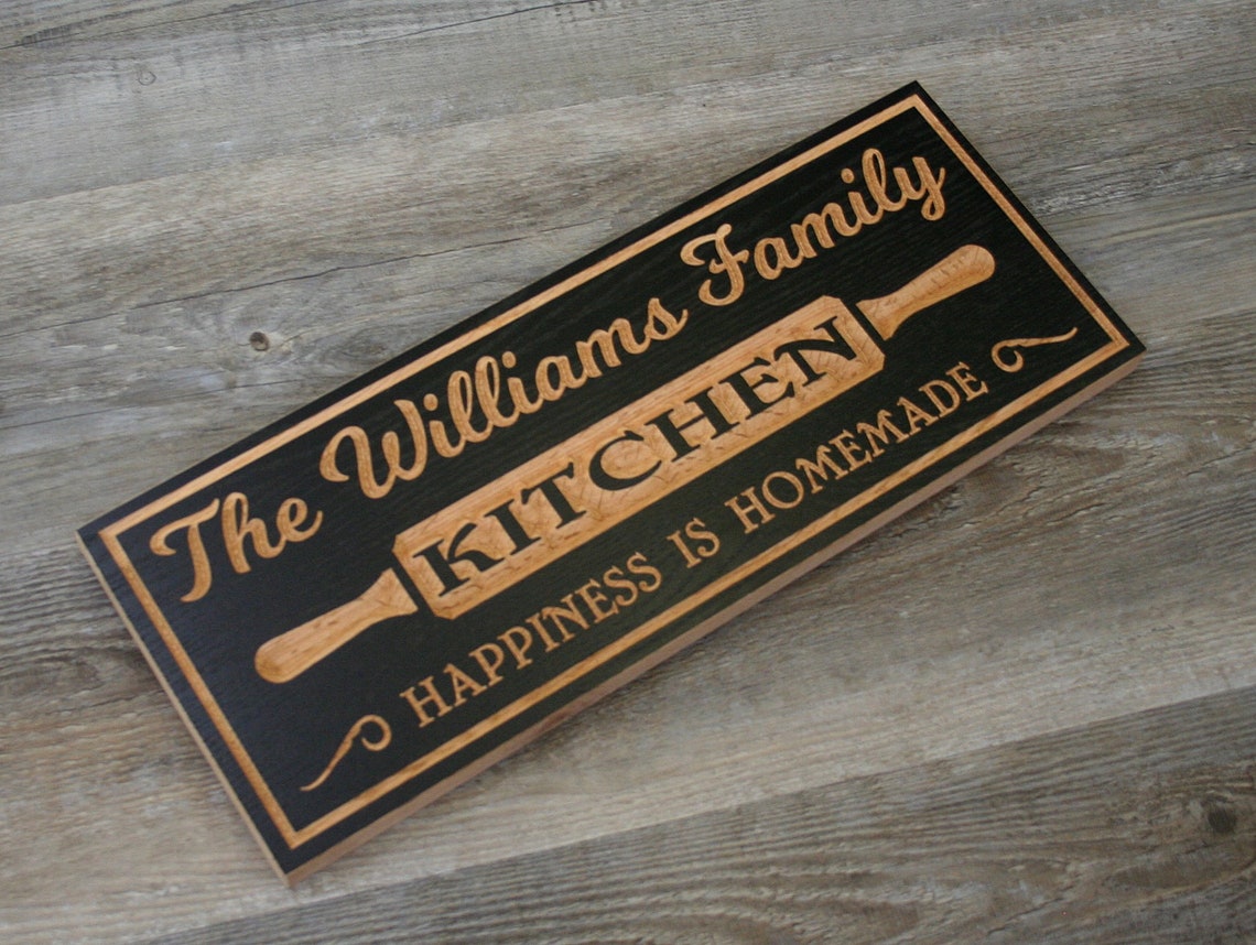 Grandma's Kitchen Custom Wood Sign: Heartfelt Housewarming Gift for ...