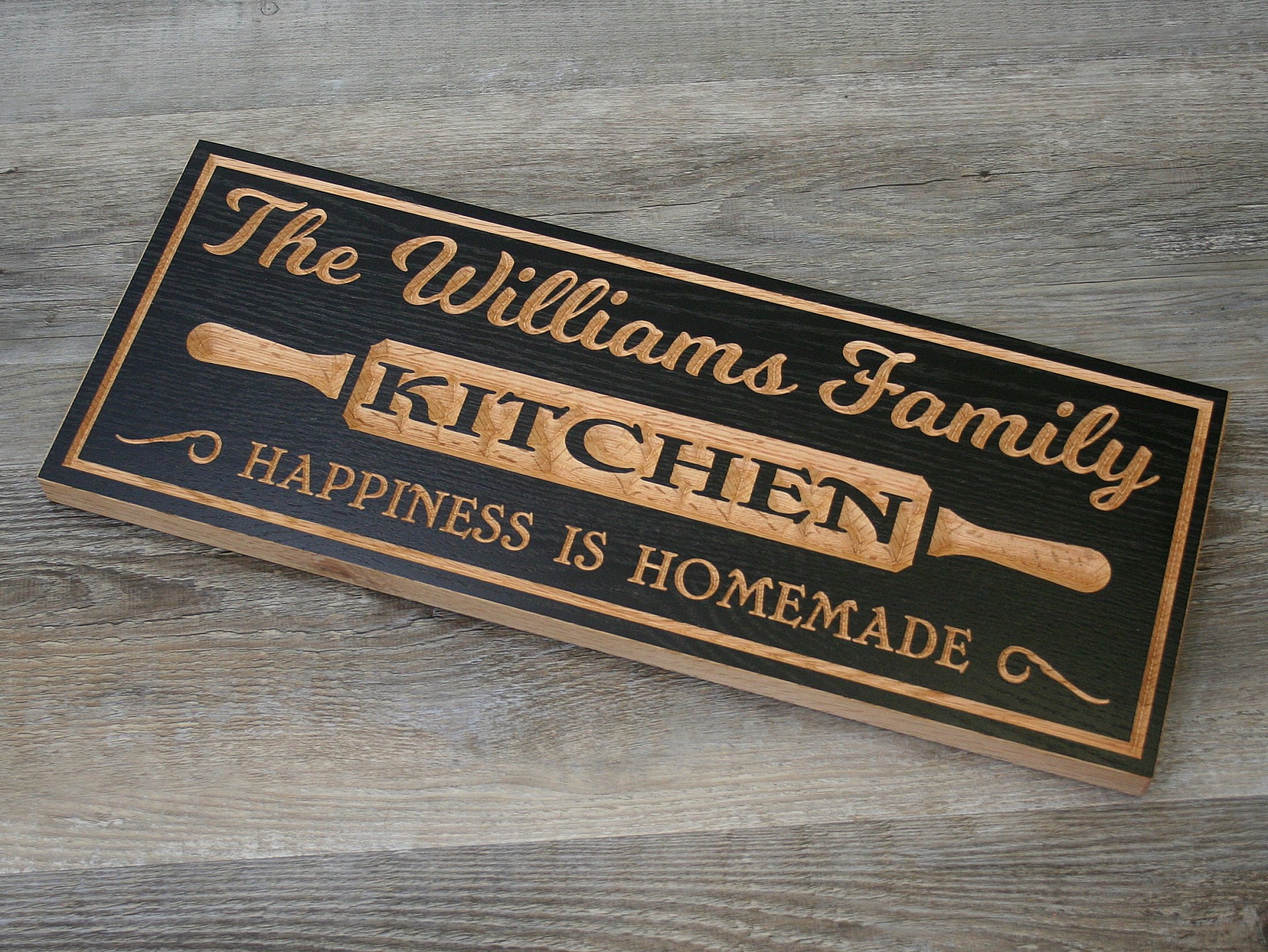 Grandma's Kitchen Custom Wood Sign: Heartfelt Housewarming Gift for ...