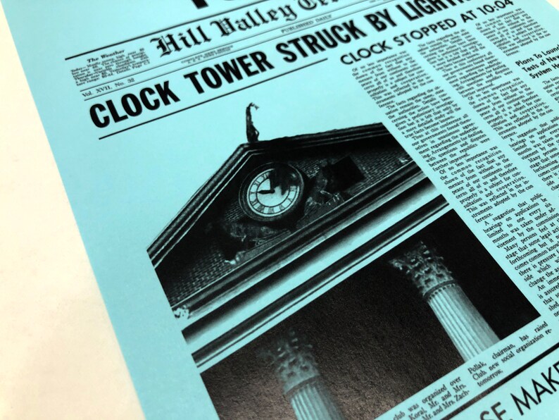 Back to the Future save the Clock Tower Donation - Etsy