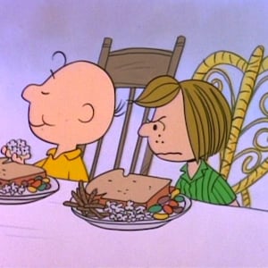 Charlie Brown Thanksgiving Dinner Plate - Etsy