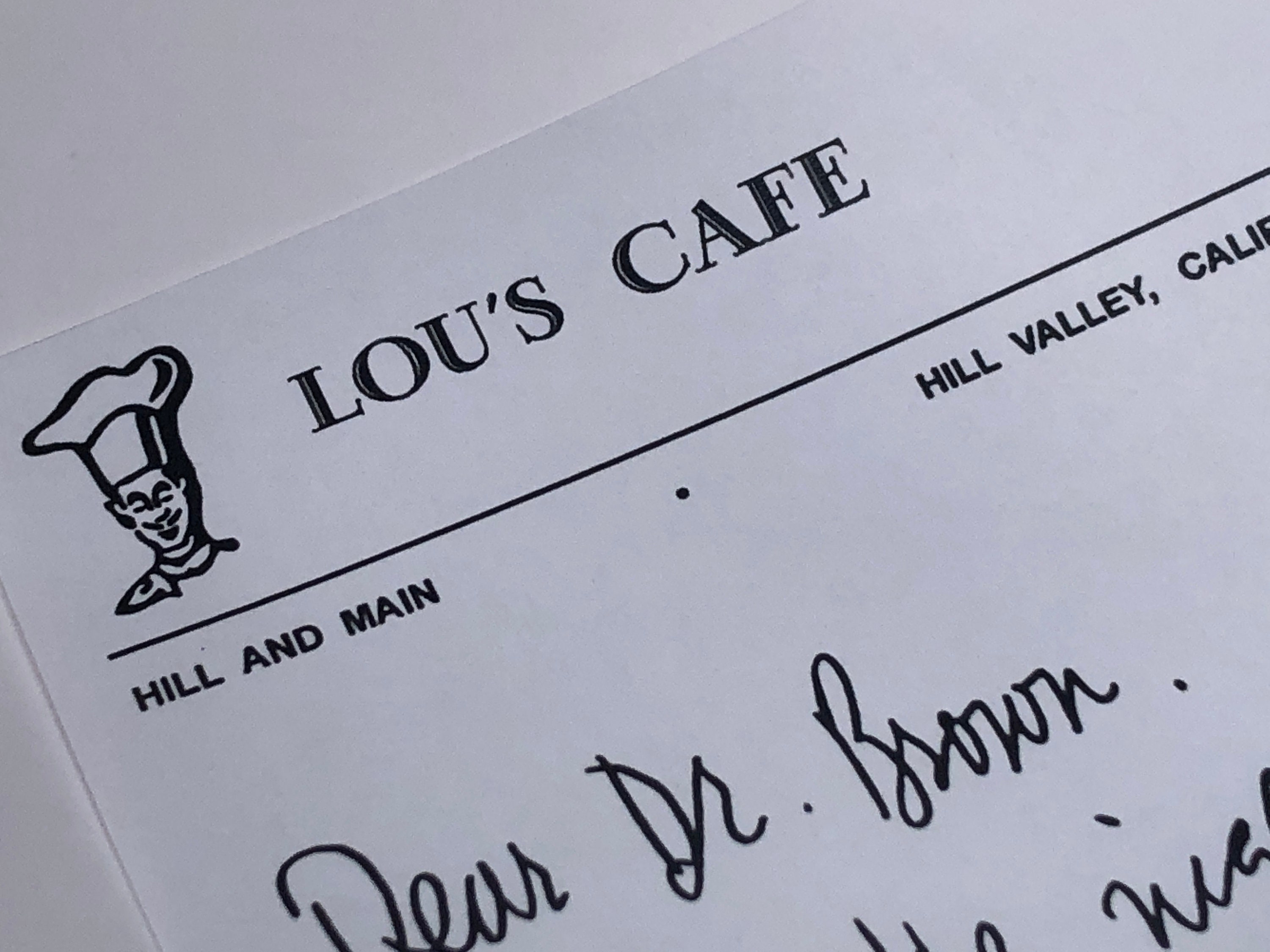 Back to the Future /// Marty's Letter to Doc & Aged Version (replica ...