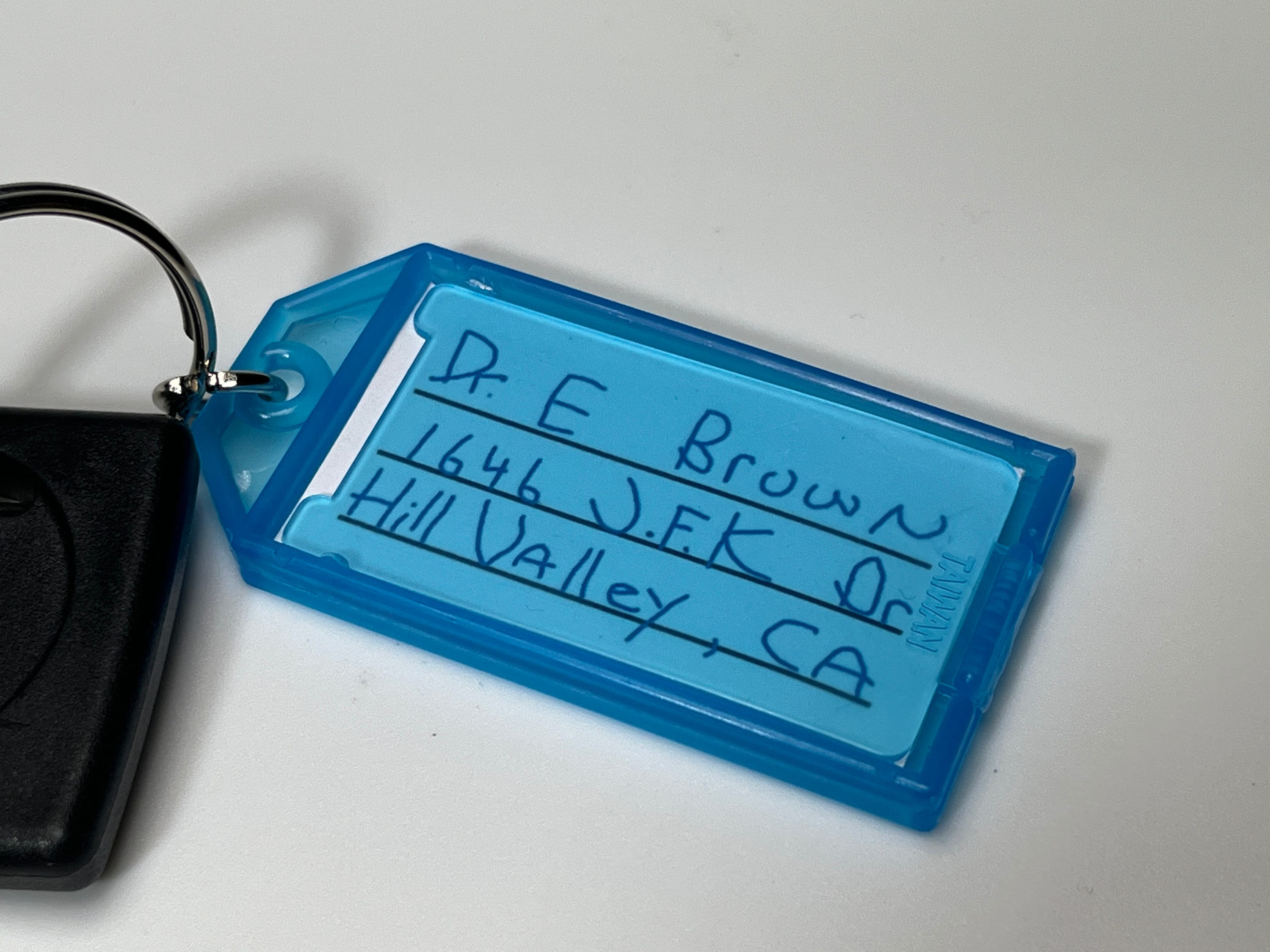 Back to the Future /// Time Machine Key Tag - Etsy