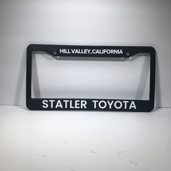 Statler Toyota License Plate Frame Back to the Future - Etsy