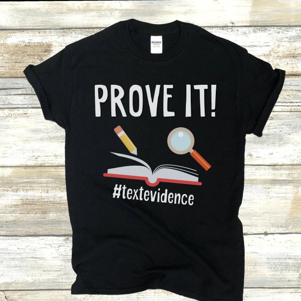Prove It Evidence Tshirt - Etsy