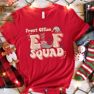 Christmas Elf Squad Shirt, Office Squad, School Secretary Christmas ...