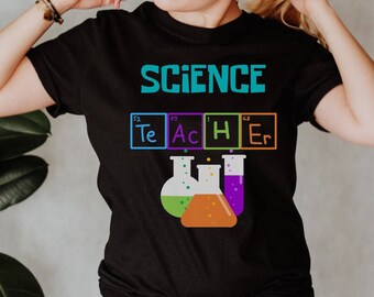 Science Teacher Shirt Periodic Table Tee Chemistry Teacher Gift for ...