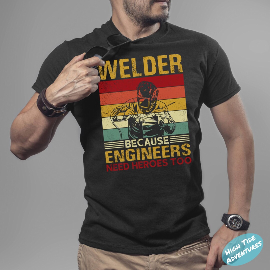 Welder Hood T-shirt, Welder Hat, Welder Gift, Welder Life, Welder Wife ...