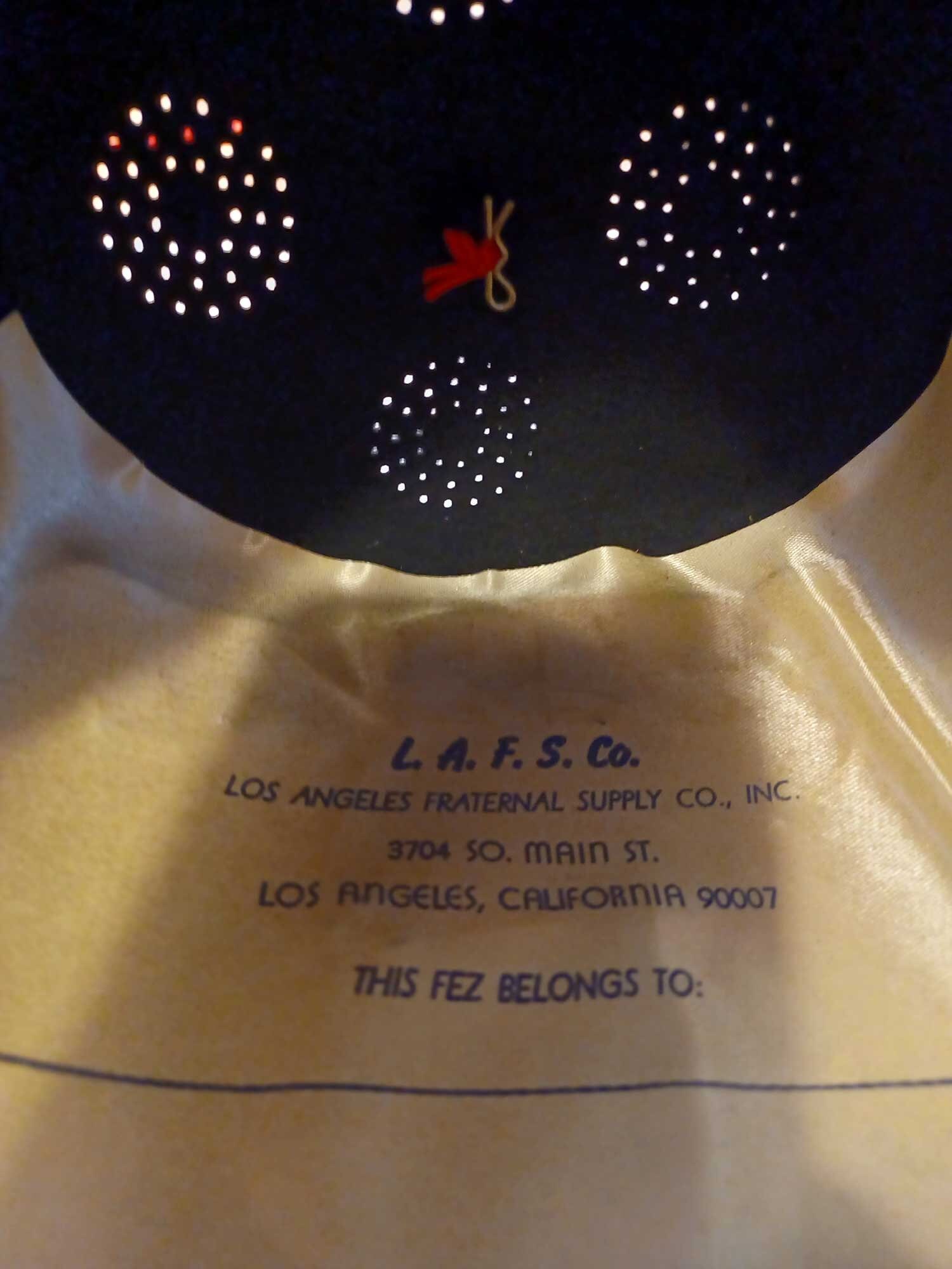 Vintage Chinar Grotto Masonic Lodge Fez - Etsy