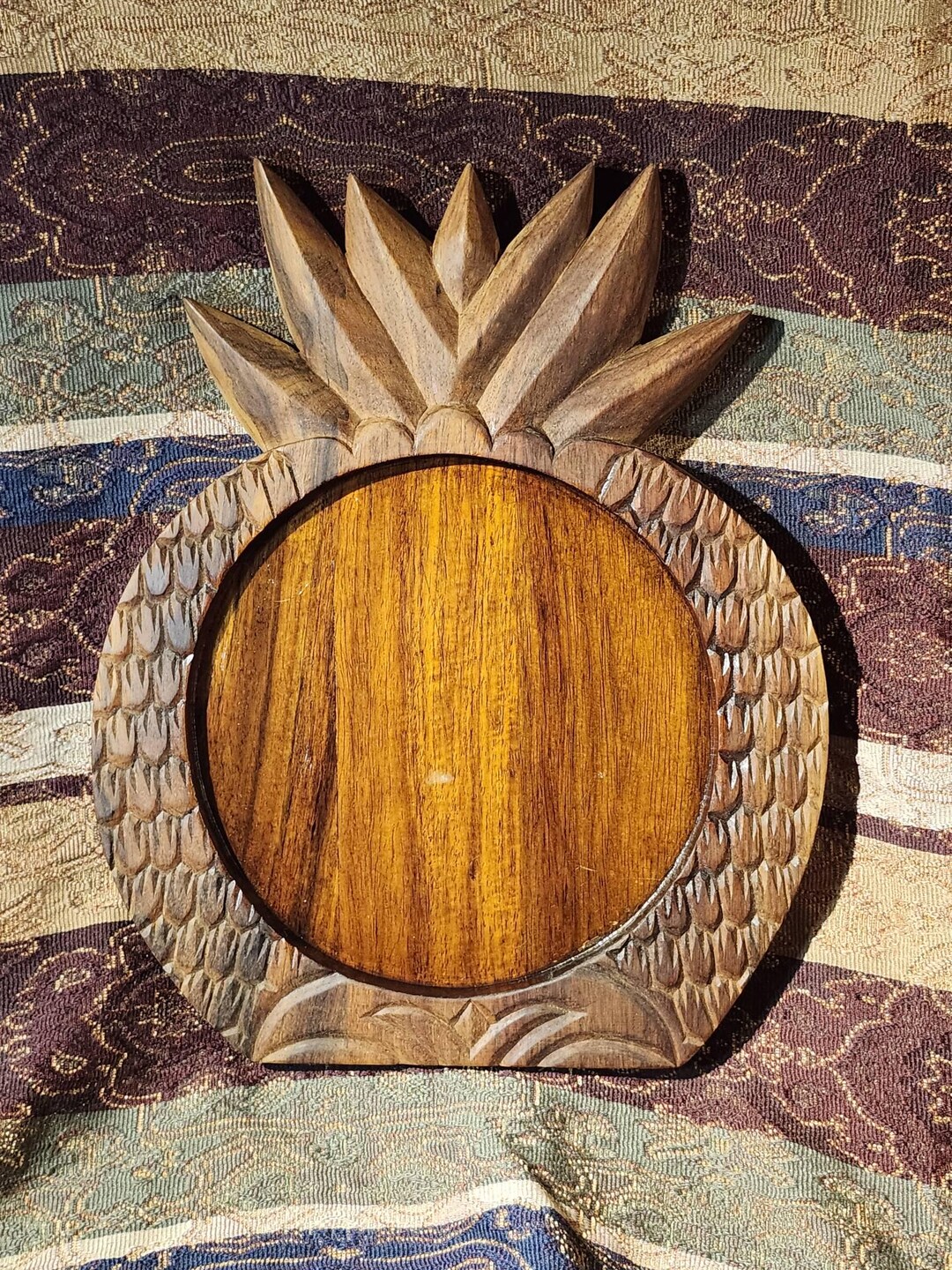 Wooden Pineapple Welcome Sign or Keychain Holder - Etsy