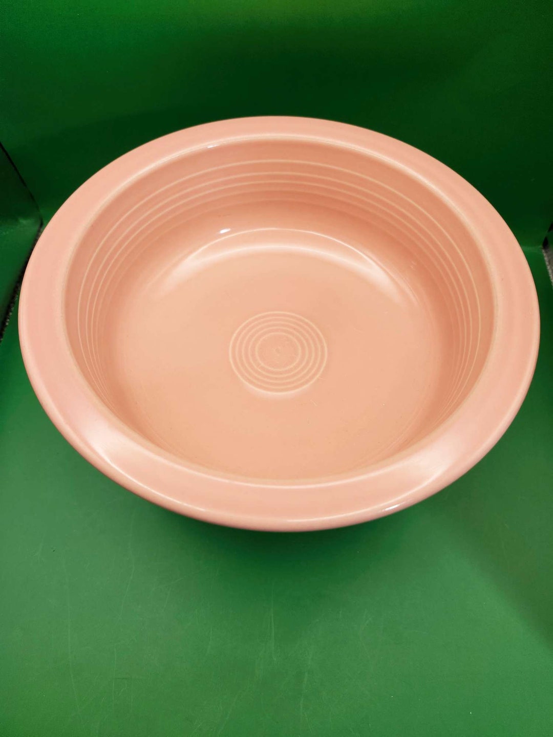 Vintage Rose Fiestaware 8 Inch Round Vegetable Serving Bowl - Etsy