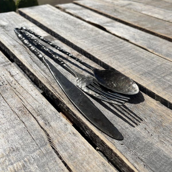 Hand Forged Spoon - Etsy