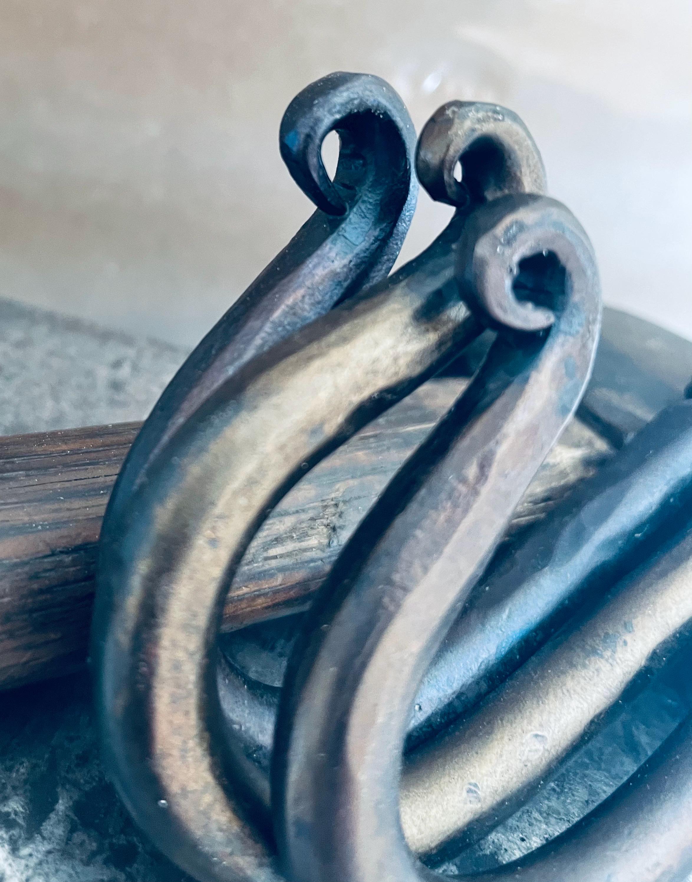 Hand Forged Blacksmith Hooks: Rustic Farmhouse Decor - Etsy