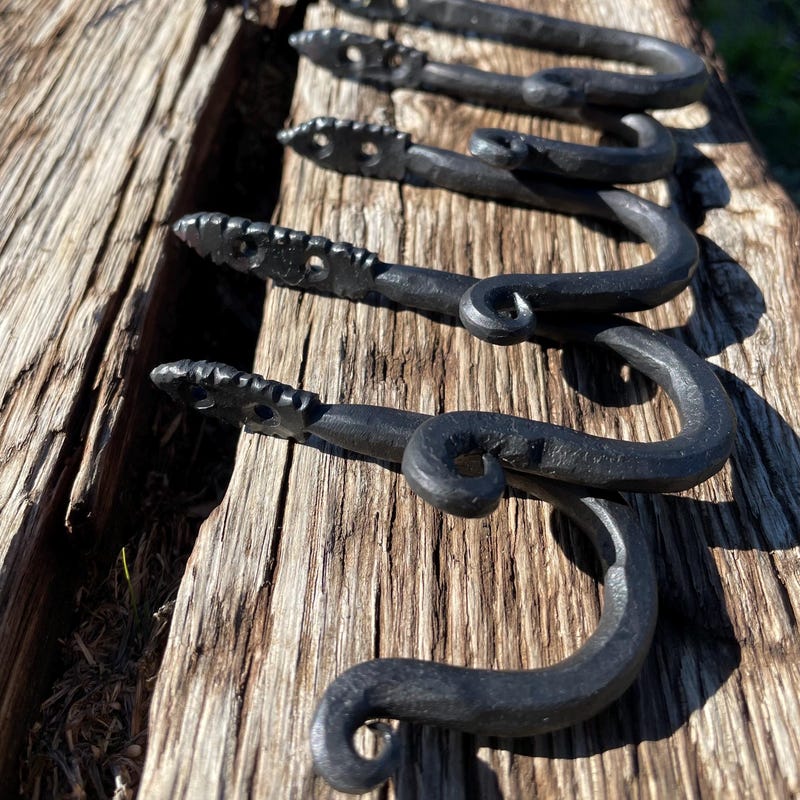 Hand Forged Hooks - Etsy
