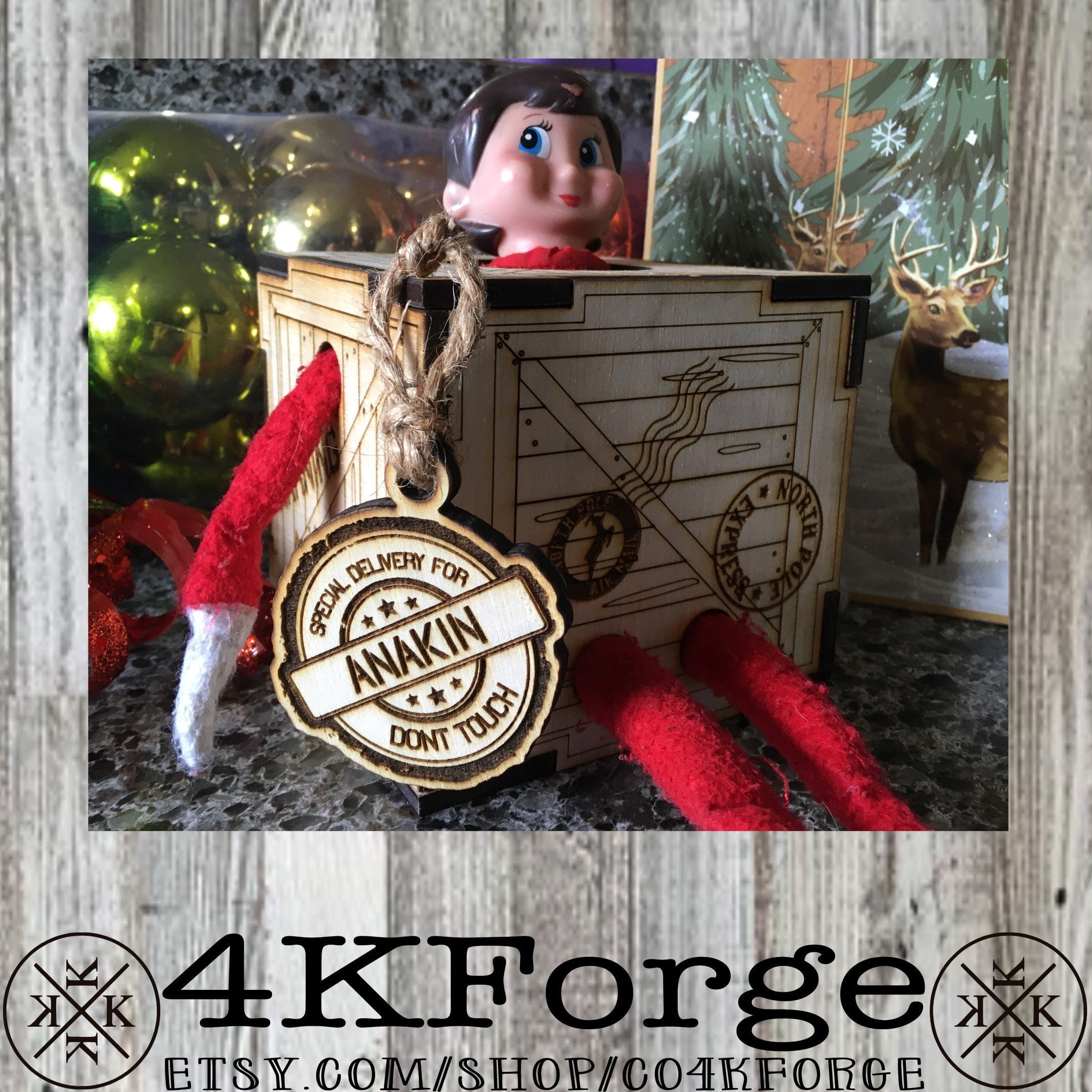 Personalized Elf Crate Elf Arrival Kit Elf Return Kit - Etsy