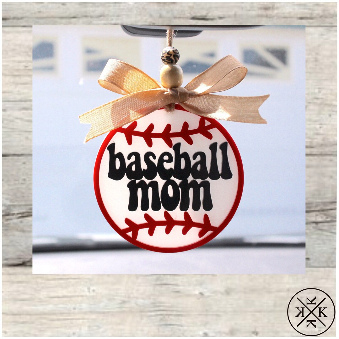 Baseball Car Charm | Baseball Mom Car Charm | Baseball Bag Tag ...