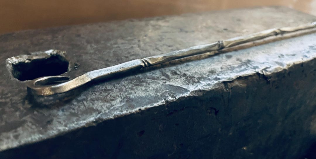 Hand-forged Stainless Steel Cocktail Spoon: Rustic Cowboy Design - Etsy