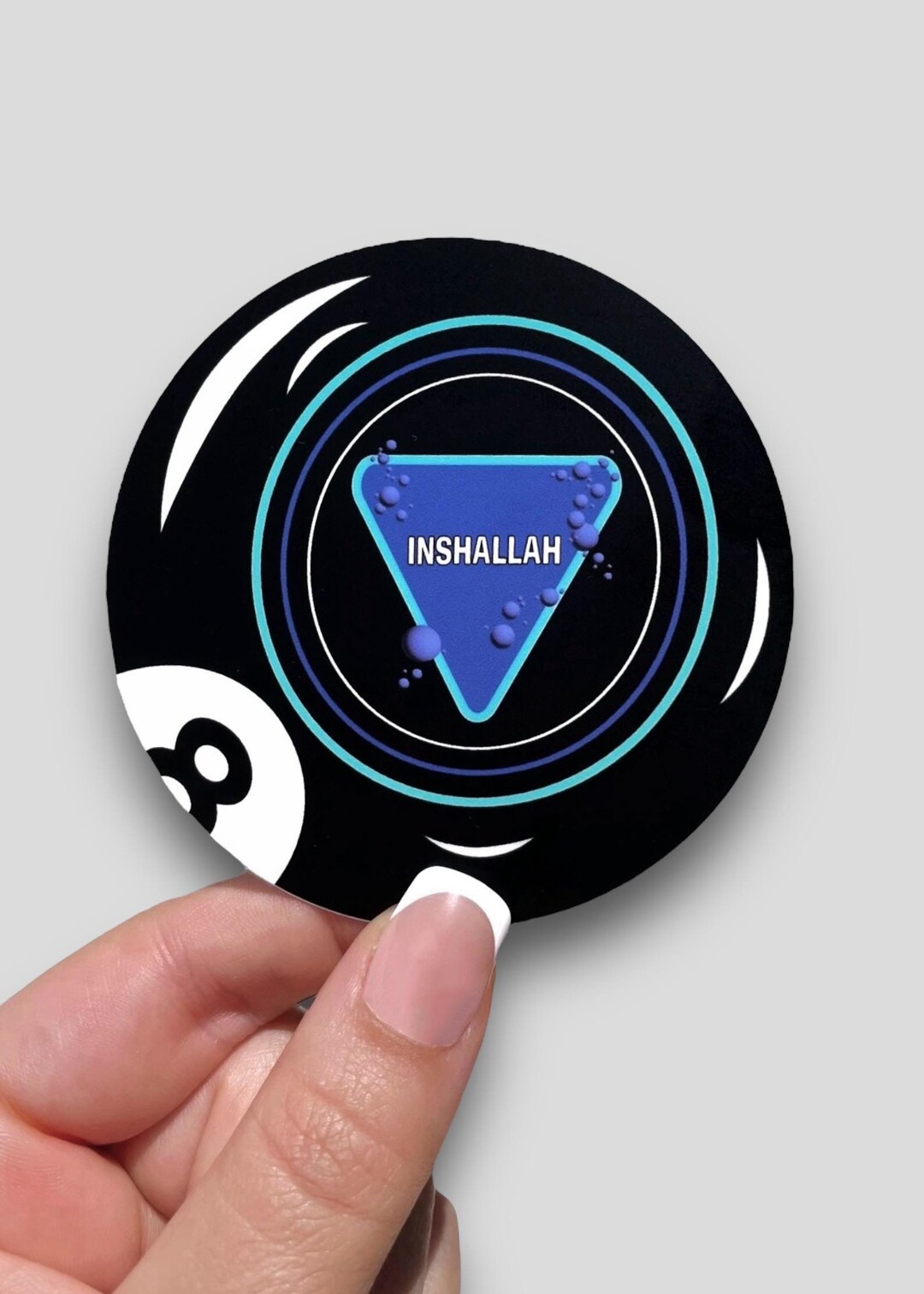 Inshallah Magic 8 Ball Vinyl Sticker (safe for Thermal Cups) - Etsy