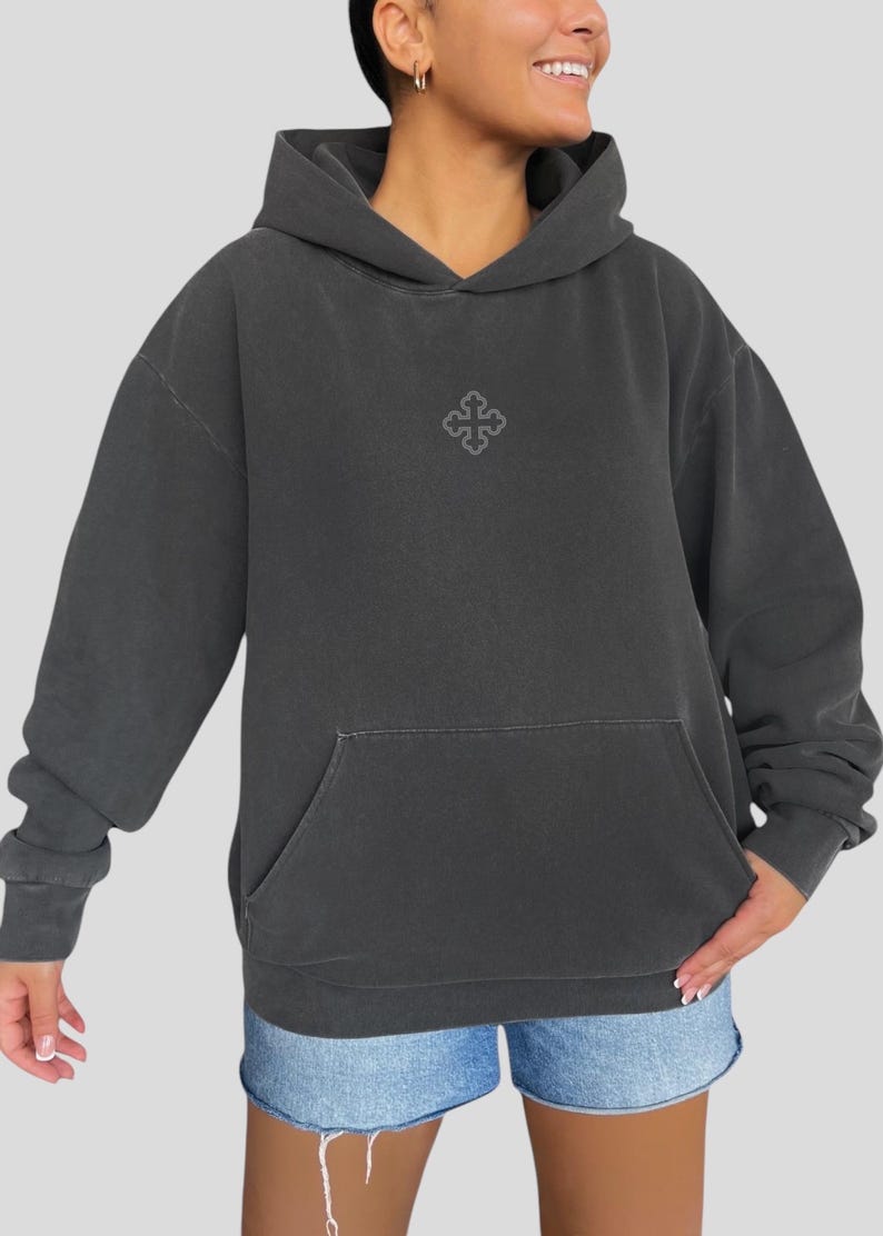 Unisex Embroidered Round Coptic Cross Sweatshirts - Etsy