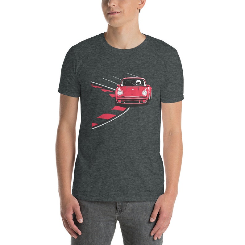 Track Day Racing Shirts, Classic Car Enthusiast Shirts With Red Race ...