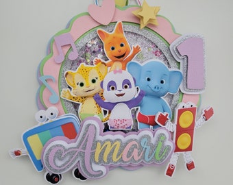 Word Party Themed Cake Topper | Word Party First Birthday | High Chair ...