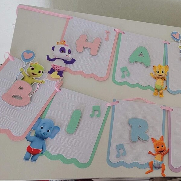 Word Party Birthday Banner - Etsy