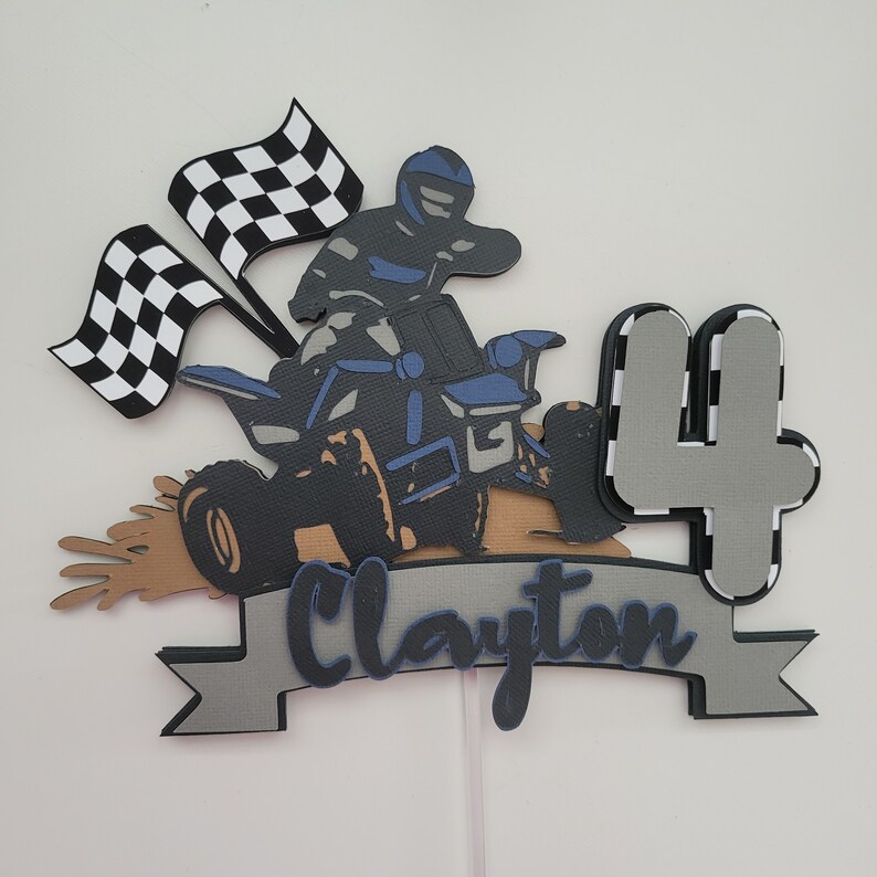 Quad Cake Topper ATV QUAD Cake Topper 4 Wheeler Cake Topper - Etsy