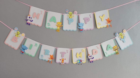 Word Party Birthday Banner Word Party Decorations | Etsy