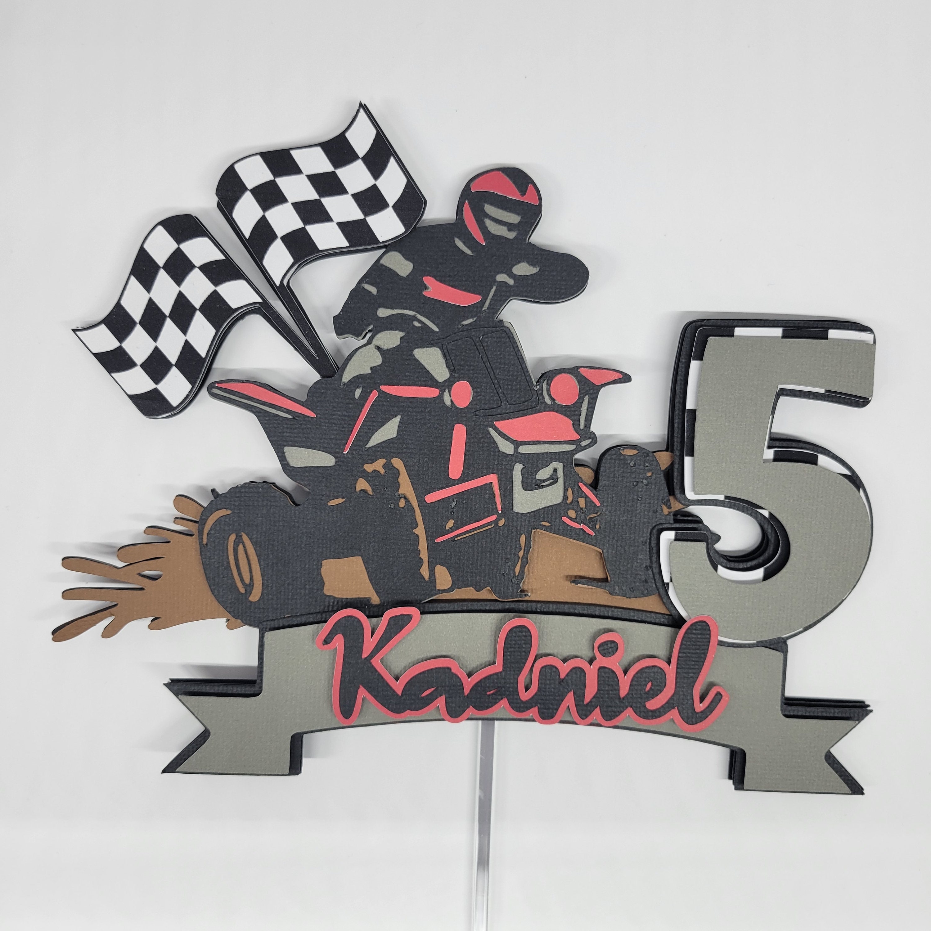 Quad Cake Topper ATV QUAD Cake Topper 4 Wheeler Cake Topper | Etsy