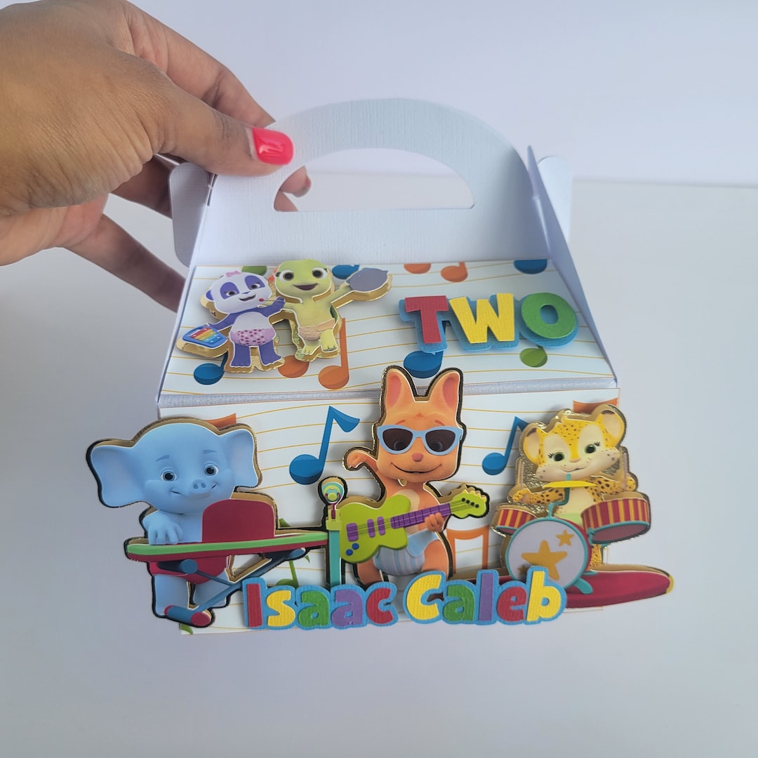 Word Party Favor Boxes: Custom Birthday Party Decorations - Etsy