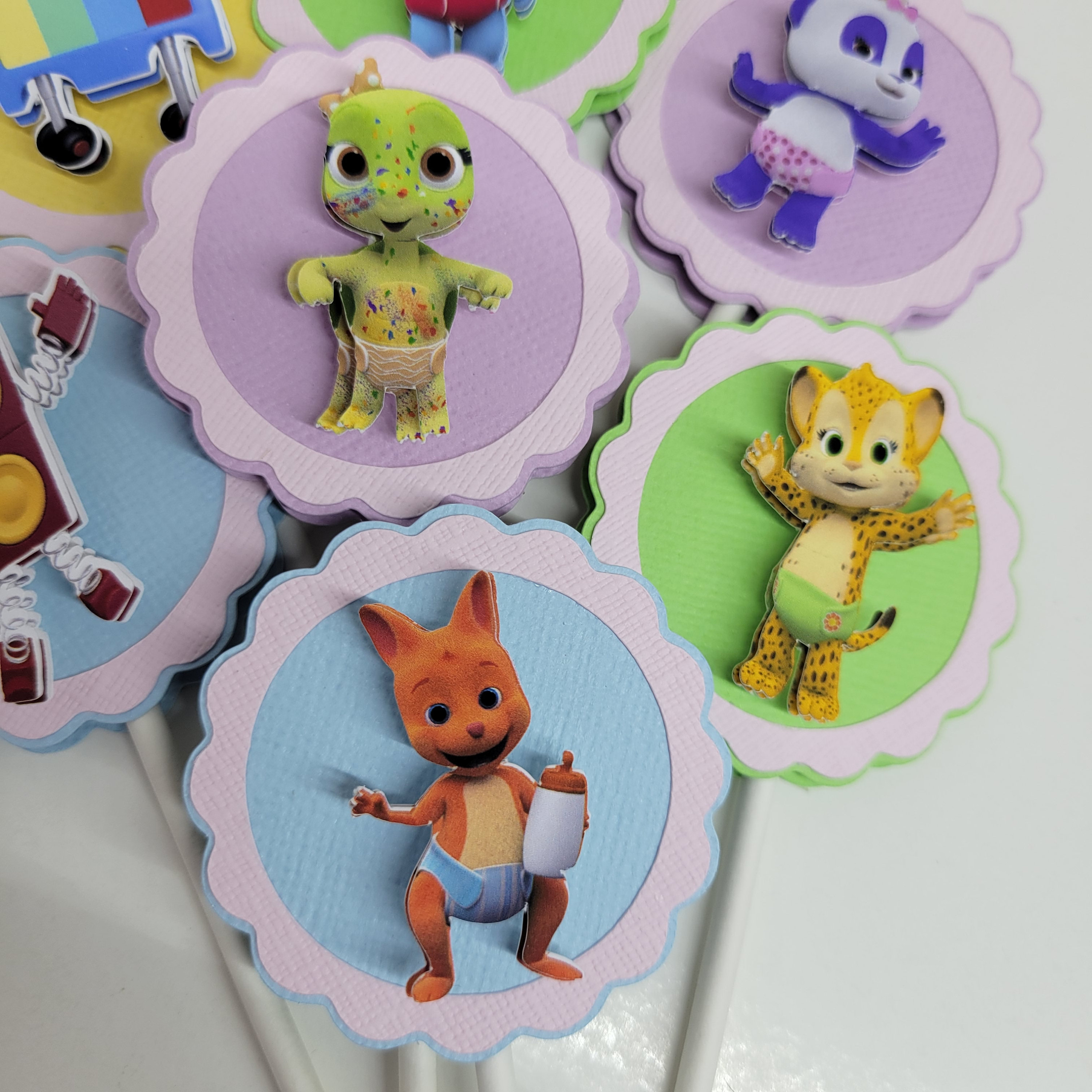 Word Party Cupcake Toppers Word Party Toppers Word Party - Etsy