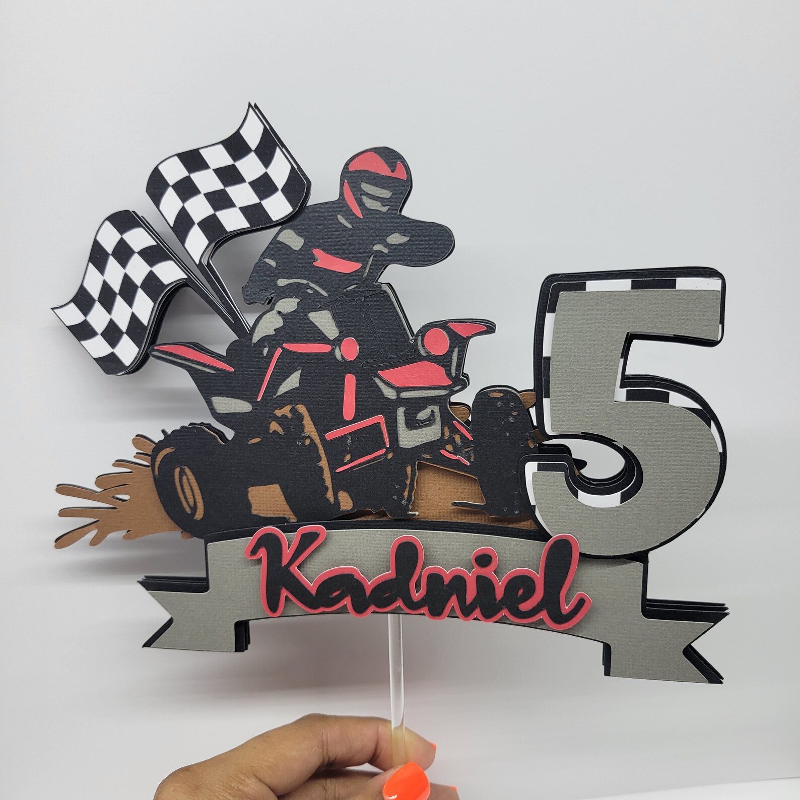 Quad Cake Topper, ATV QUAD Cake Topper, 4 Wheeler Cake Topper, Extreme ...